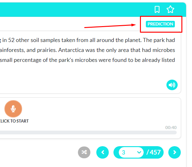 Another way of identifying the prediction questions from your question ...